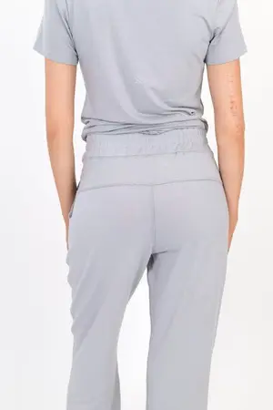 ON/OFF ESSENTIALS The Solace Wide Leg Sweatpant - White