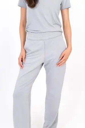 ON/OFF ESSENTIALS The Solace Wide Leg Sweatpant - White