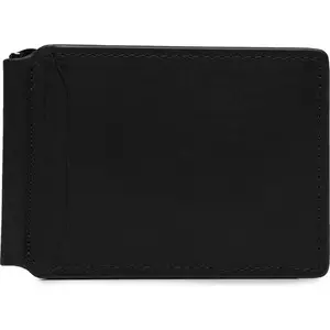 KORCHMAR Spencer Leather Money Clip Wallet Black