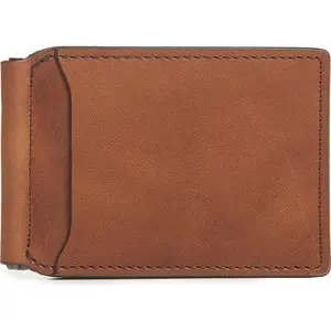 KORCHMAR Spencer Leather Money Clip Wallet - Espresso