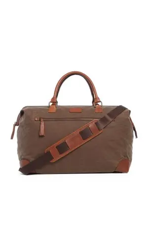 KORCHMAR Fulton Waxed Canvas Framed Duffel - Olive