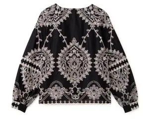 CARTOLINA Ynez Embroidered Top