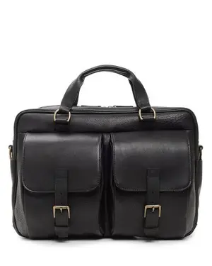 KORCHMAR Barton Leather Briefcase - Black