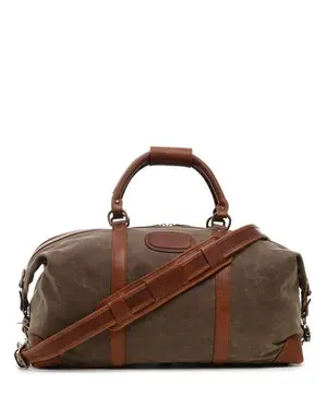 KORCHMAR Twain Waxed Canvas Weekender - Olive
