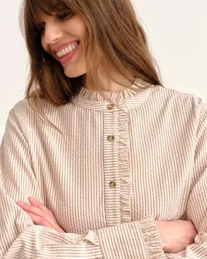 CARTOLINA Percy Seersucker Button Up Shirt
