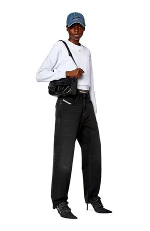 DIESEL® 1dr Leather Shoulder Bag