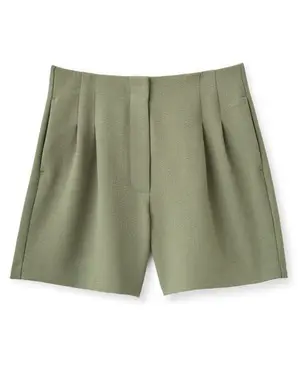 CARTOLINA Frankie Pebbled Crepe Short Moss