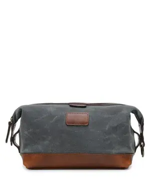 KORCHMAR Ryder Waxed Canvas Dopp Kit - Grey