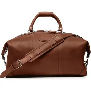 KORCHMAR Twain 22" Leather Weekender - Brown