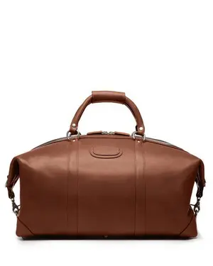 KORCHMAR Twain 22" Leather Weekender - Brown