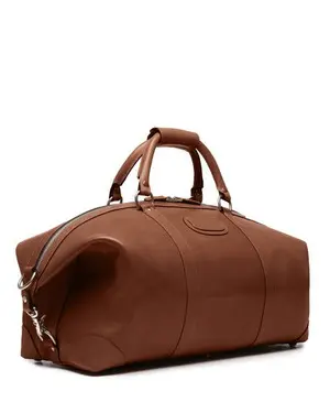KORCHMAR Twain 22" Leather Weekender - Brown