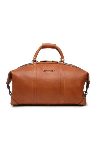 KORCHMAR Twain 22" Leather Weekender - Pebbled_tan