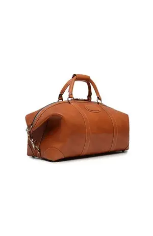 KORCHMAR Twain 22" Leather Weekender - Pebbled_tan