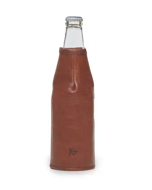 KORCHMAR Dale Leather Beverage Coozie Chocolate