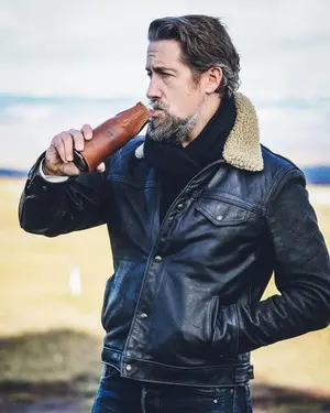 KORCHMAR Dale Leather Beverage Coozie - Espresso