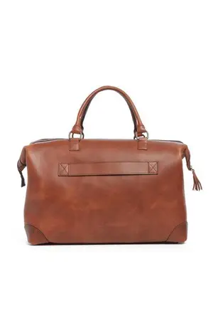 KORCHMAR Fulton Leather Framed Duffel - Espresso