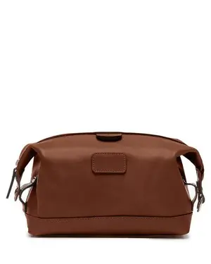 KORCHMAR Ryder Leather Dopp Kit - Brown