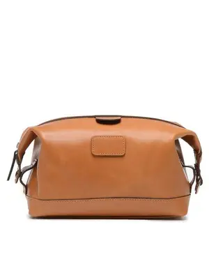 KORCHMAR Ryder Leather Dopp Kit - Tan