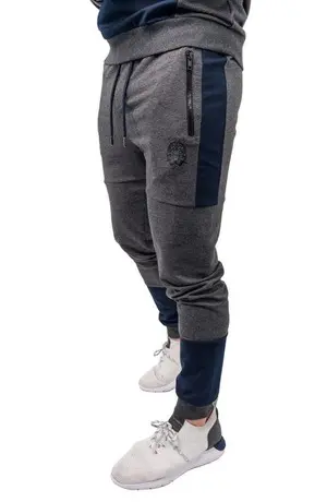 MACEOO Colorblock Stretch Cotton Joggers