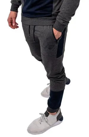 MACEOO Colorblock Stretch Cotton Joggers