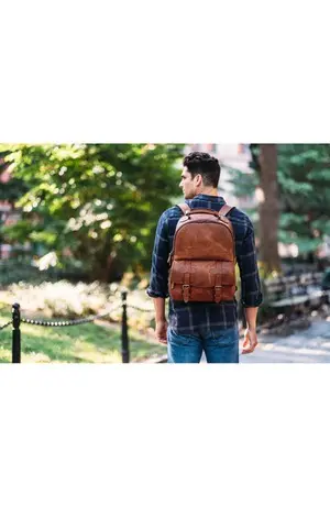 KORCHMAR Lewis Heritage Leather Backpack - Espresso