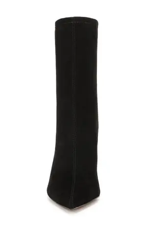 FAVORITE DAUGHTER Ryder Pointed Toe Stiletto Sock Bootie - Black