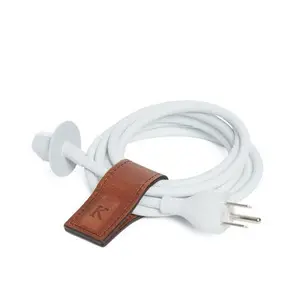 KORCHMAR Edison Leather Cord Wrappersmall - Espresso