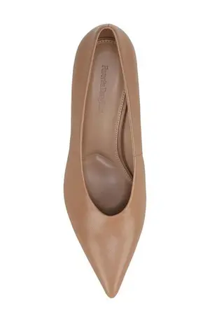 FAVORITE DAUGHTER Zoe Leather Stiletto Pumps - Macchiato