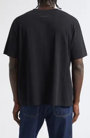 MAISON MARGIELA Souvenir Sticker Cotton Graphic T-shirt