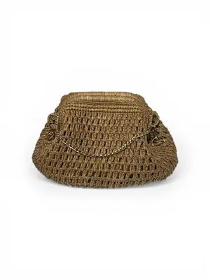 ZANATANY CONCEPTS Trousey Bag With Chain Strap - Caramel