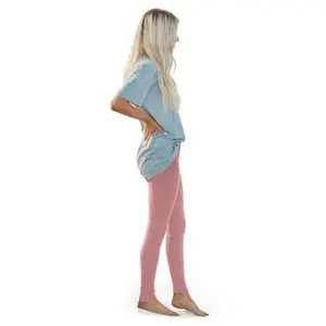 CITY THREADS USA-MADE 100% Organic Cotton Leggings - Pink