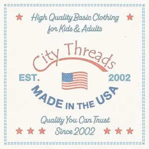 CITY THREADS USA-MADE 100% Organic Cotton Leggings - Pink