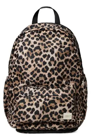 LOEFFLER RANDALL Stevie Nylon Backpack - Brushed Leopard