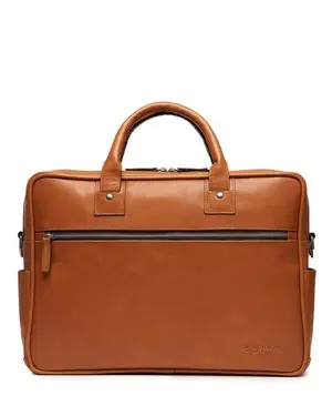 KORCHMAR Redford Leather Briefcase - Tan