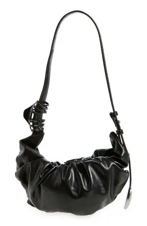 DIESEL® Grab-d 2.0 Faux Leather Hobo Bag - Black