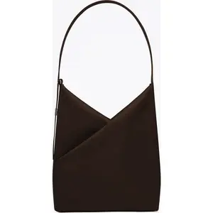 LUX AND NYX Origami Hobo Bag With Detachable 15-inch Laptop Sleeve For - Espresso