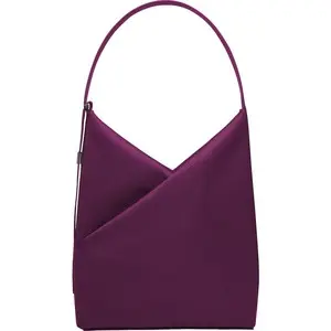 LUX AND NYX Origami Hobo Bag With Detachable Laptop Sleeve - Wine