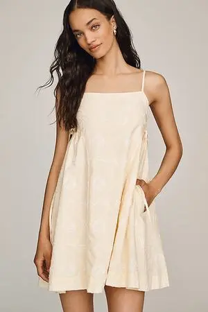 RAISONNEL Cotton Mi Dress - Yellow