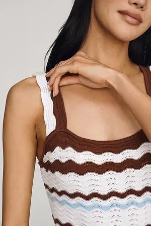 English Factory Crochet Midi Dress
