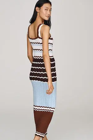 English Factory Crochet Midi Dress
