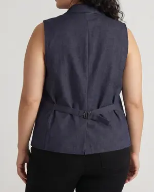Universal Standard Edwin Denim Look Vest