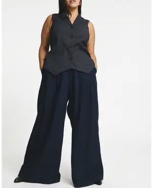 Universal Standard Edwin Denim Look Vest