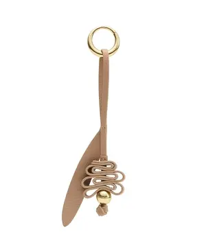 Cuyana Serpentina Keychain Cappuccino