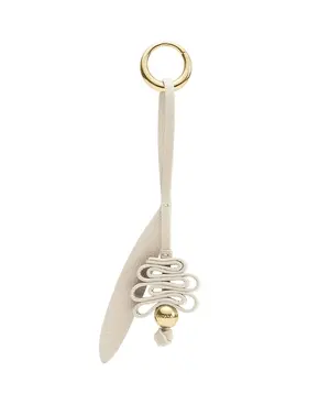 Cuyana Serpentina Keychain - Ecru