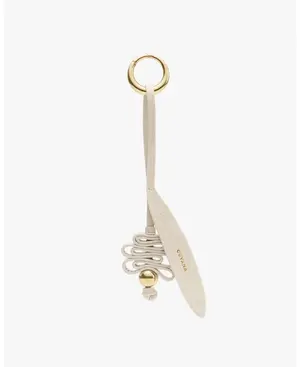 Cuyana Serpentina Keychain - Ecru