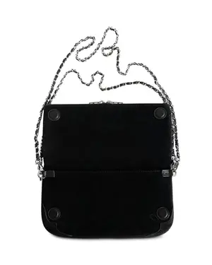 Zadig&Voltaire Rock Western Suede Clutch - Black