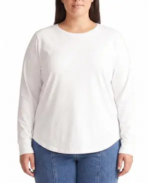 Universal Standard Long Sleeve Tee - White