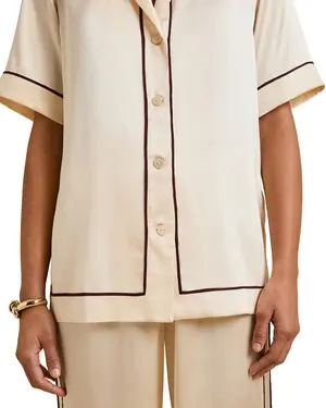 Olivia Von Halle Tilda Silk Pajama Set