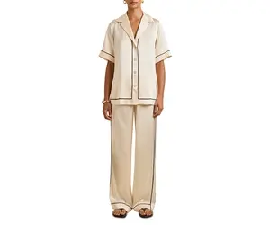 Olivia Von Halle Tilda Silk Pajama Set
