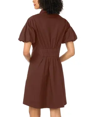 Vince Camuto Puff Sleeve Corset Mini Dress